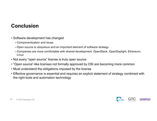 Webinar–What You Need To Know About Open Source Licensing | PPT