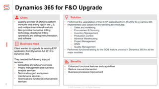 MICROSOFT DYNAMICS 365 FOR FINANCE AND OPERATIONS UPGRADE | PPT