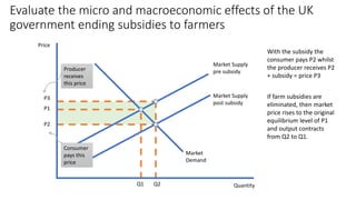 Synoptic essay question on farm subsidies | PPT