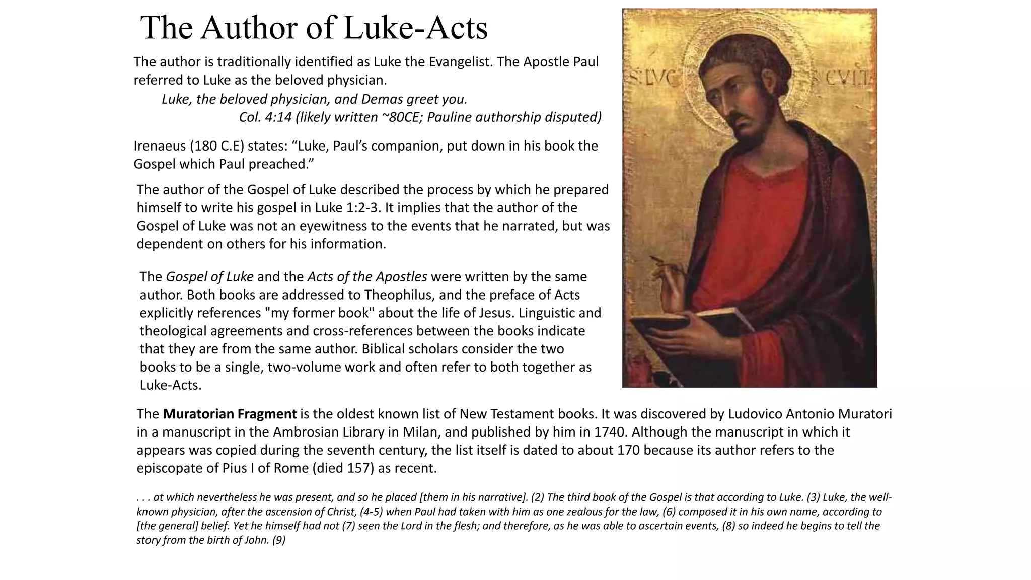 Synoptic Gospels: Jesus' Early Life | PPT | Free Download