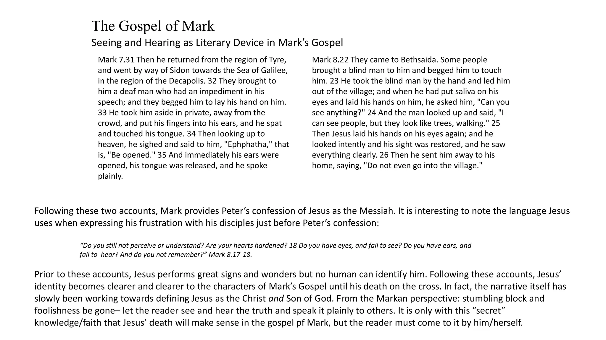 Synoptic gospels Jesus teachings cont. | PPTX