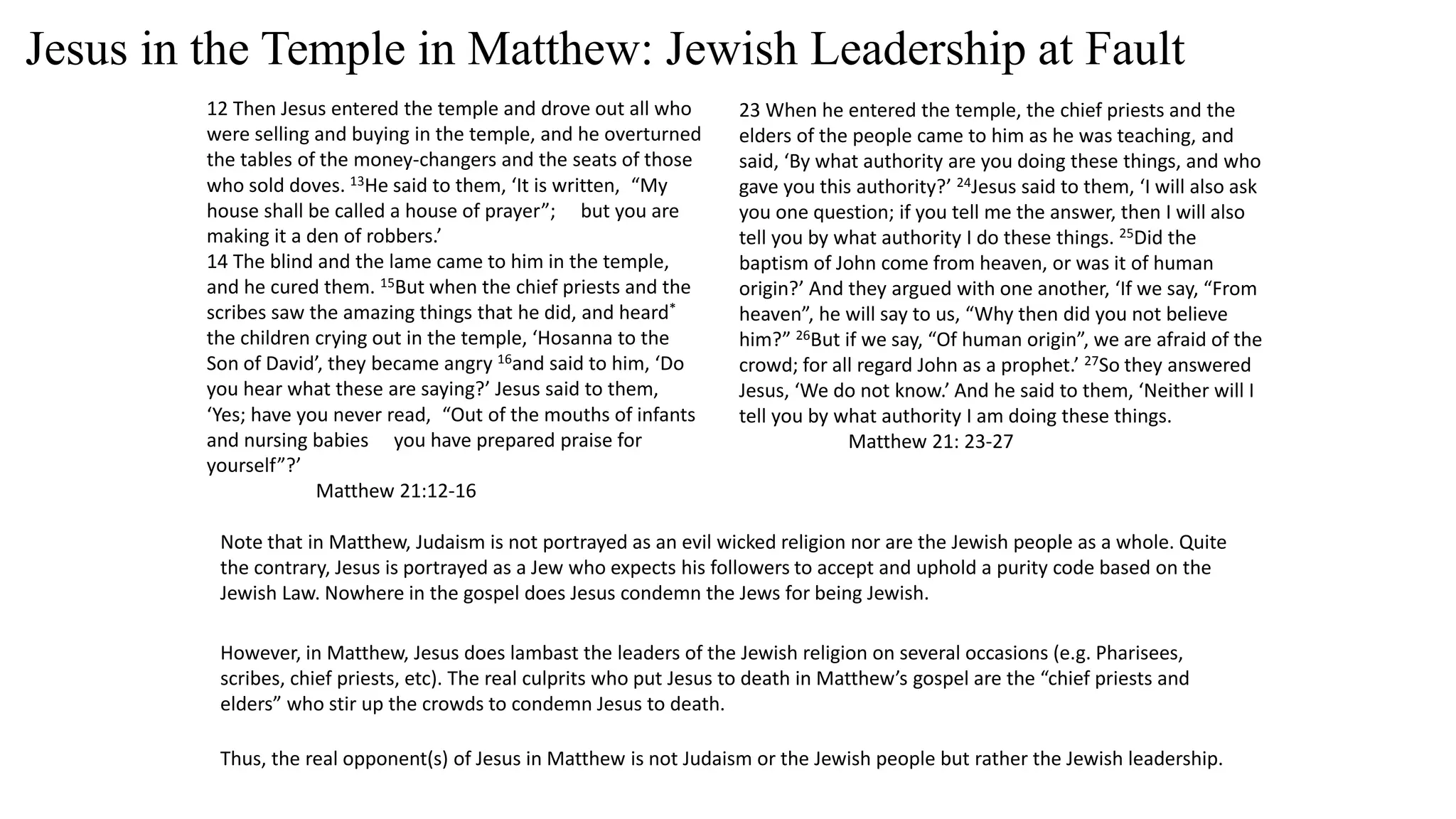 Synoptic gospels Jesus teachings cont. | PPTX