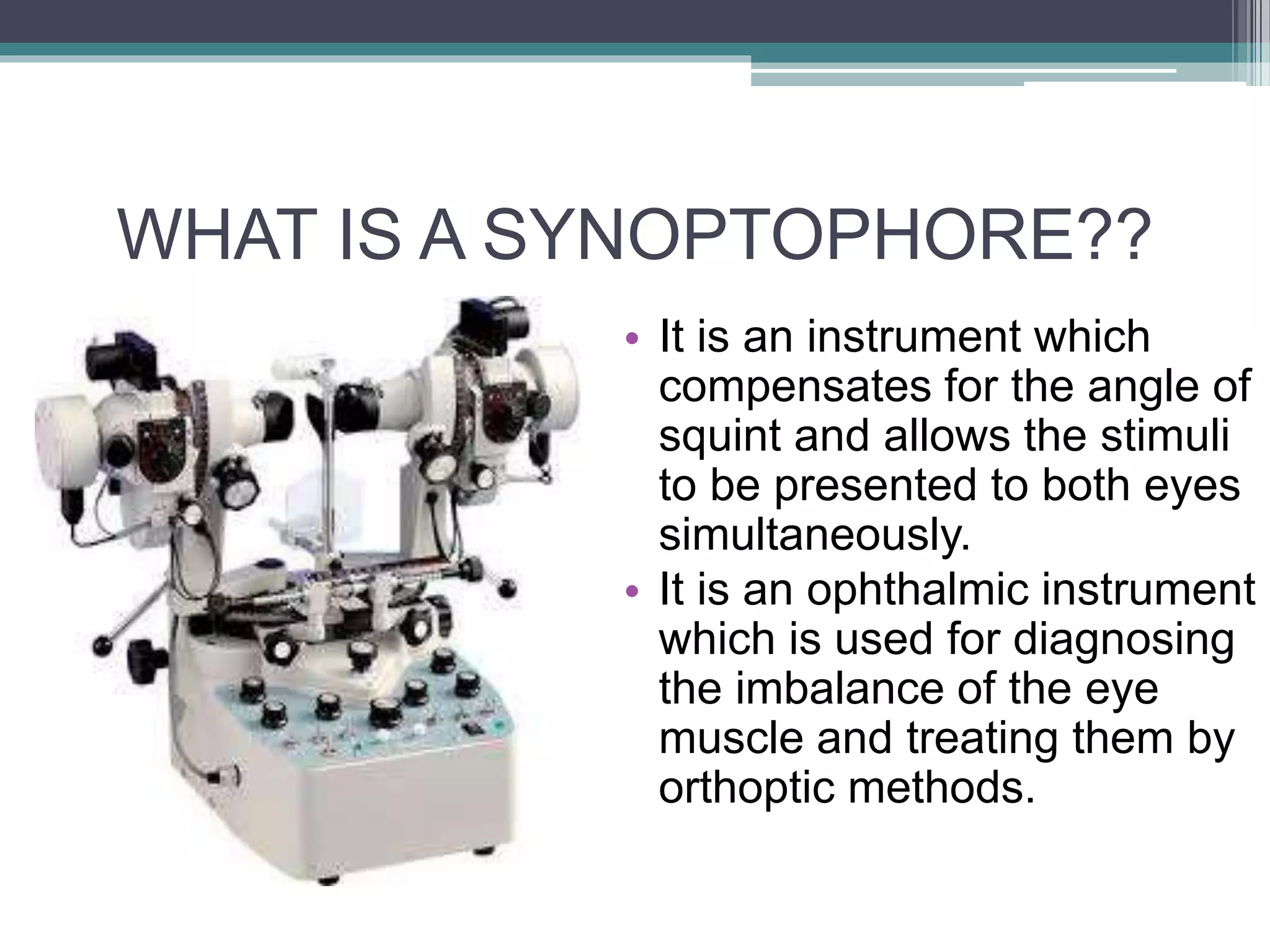 Synoptophore | PPTX