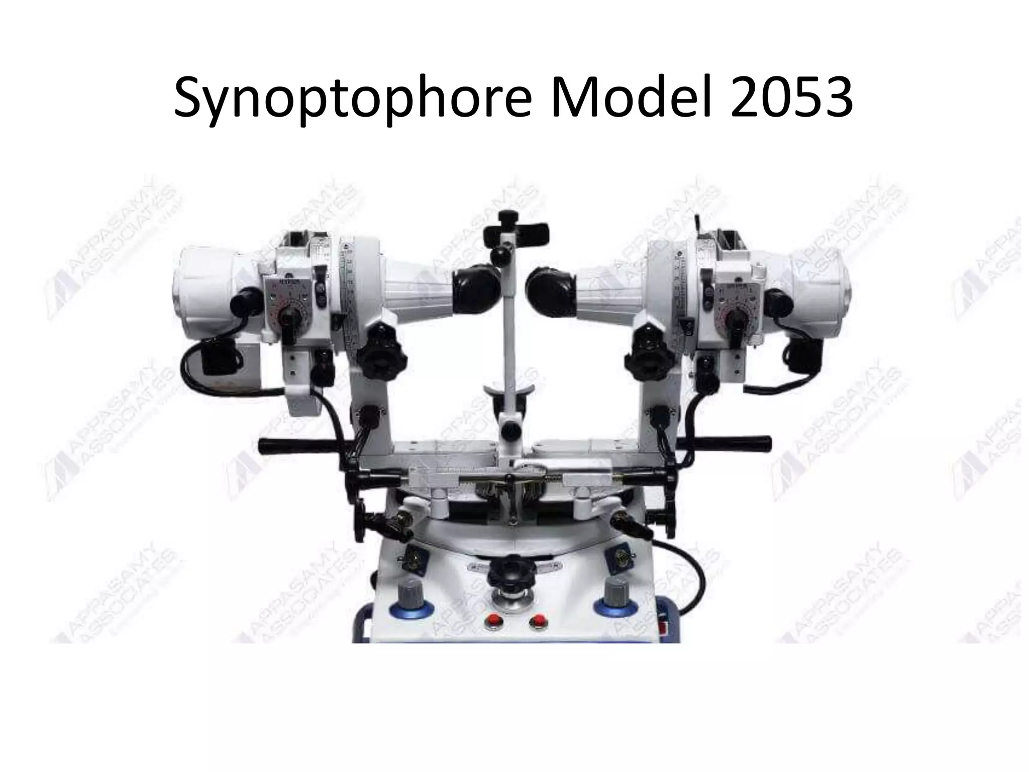 Synoptophore and its parts | PPTX