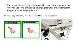 Synoptophore.pptx | Eye and Vision Conditions | Diseases and Conditions