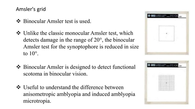 Synoptophore.pptx | Eye and Vision Conditions | Diseases and Conditions