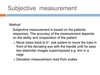 Synoptophore | Major amblyoscope | PPT