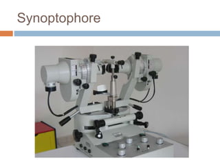 Synoptophore | Major amblyoscope | PPT