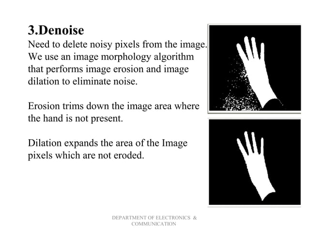 Project Presentation On Mouse Simulation Using Finger Tip Detection Ppt