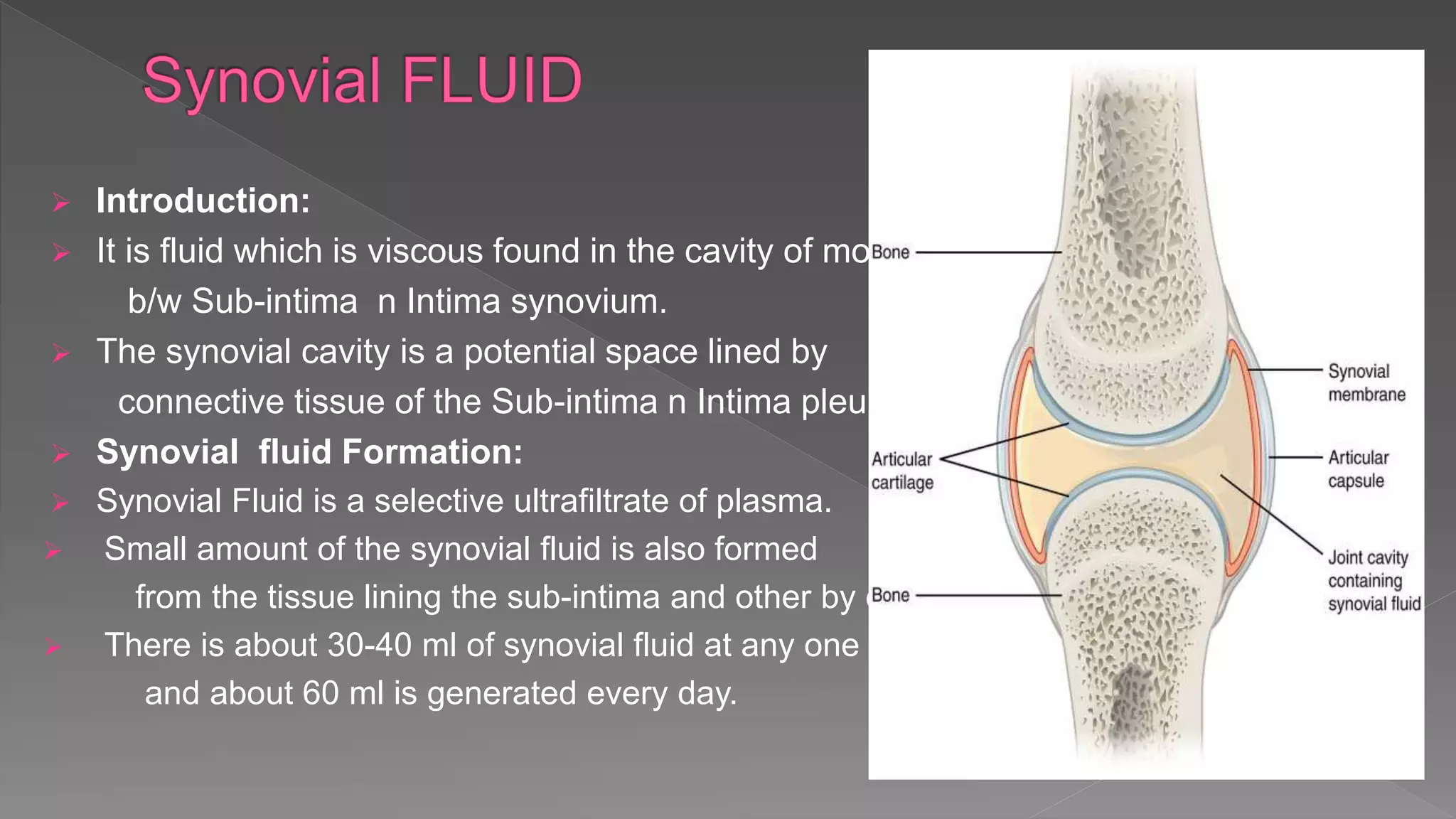 Synovial fluid | PPTX