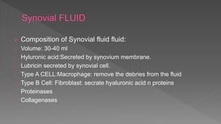 Synovial fluid | PPTX