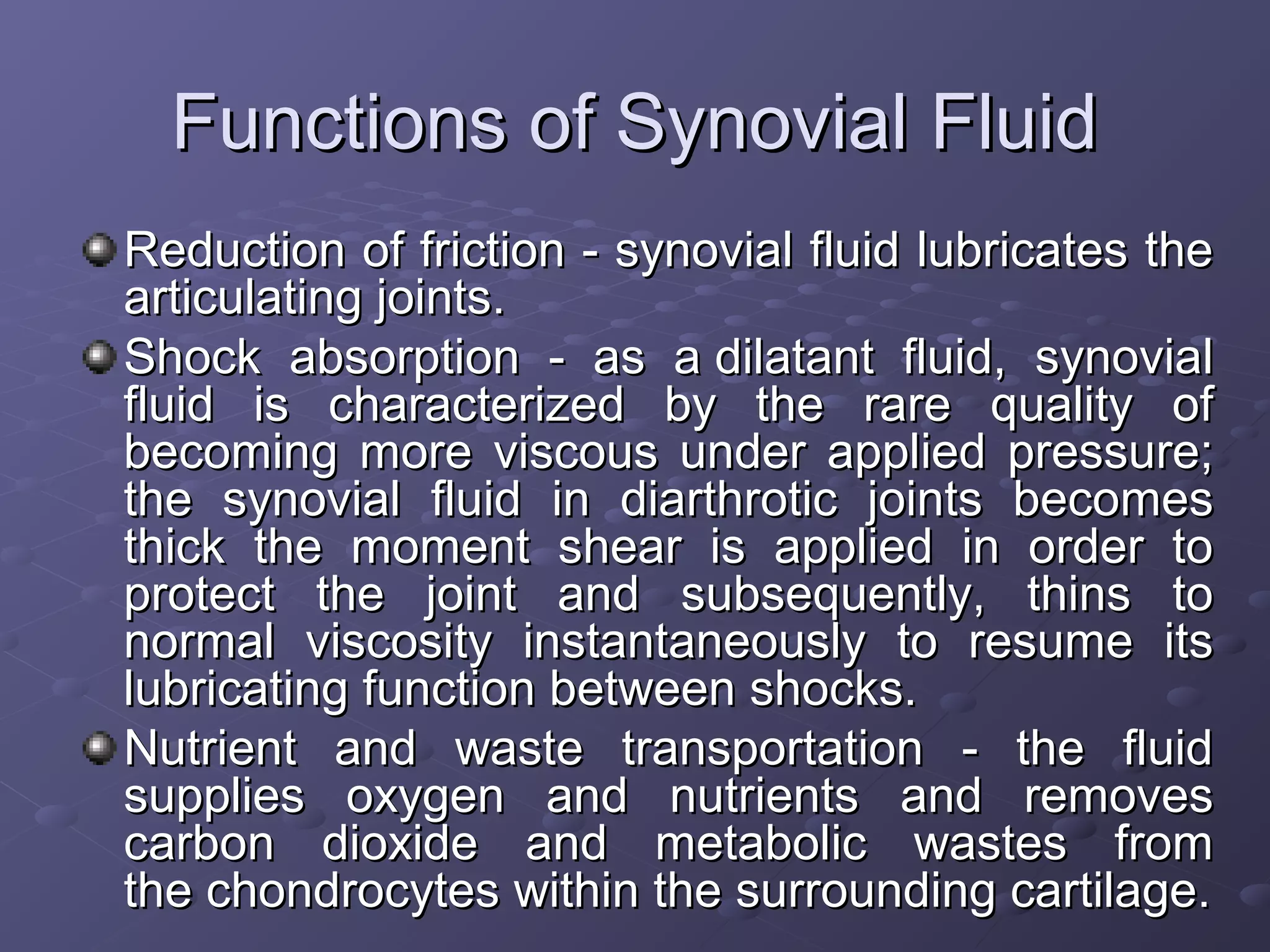 Synovial fluid examination | PPT
