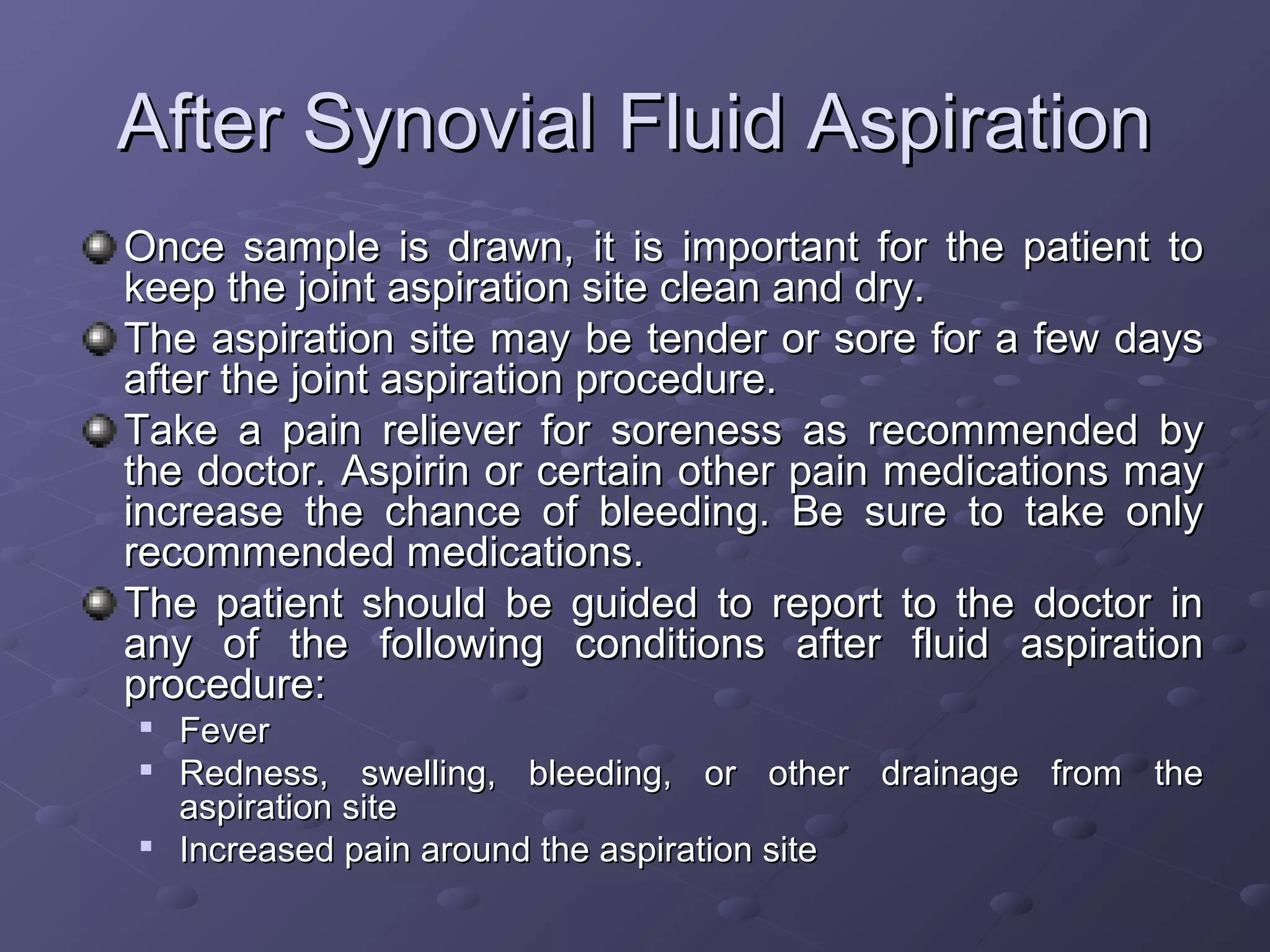 Synovial fluid examination | PPT
