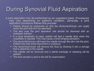 Synovial fluid examination | PPT