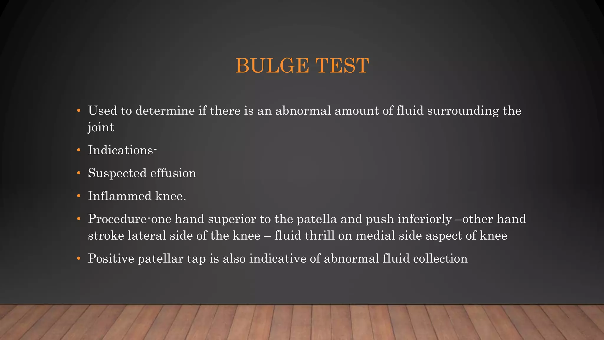 Synovial fluid examination | PPTX