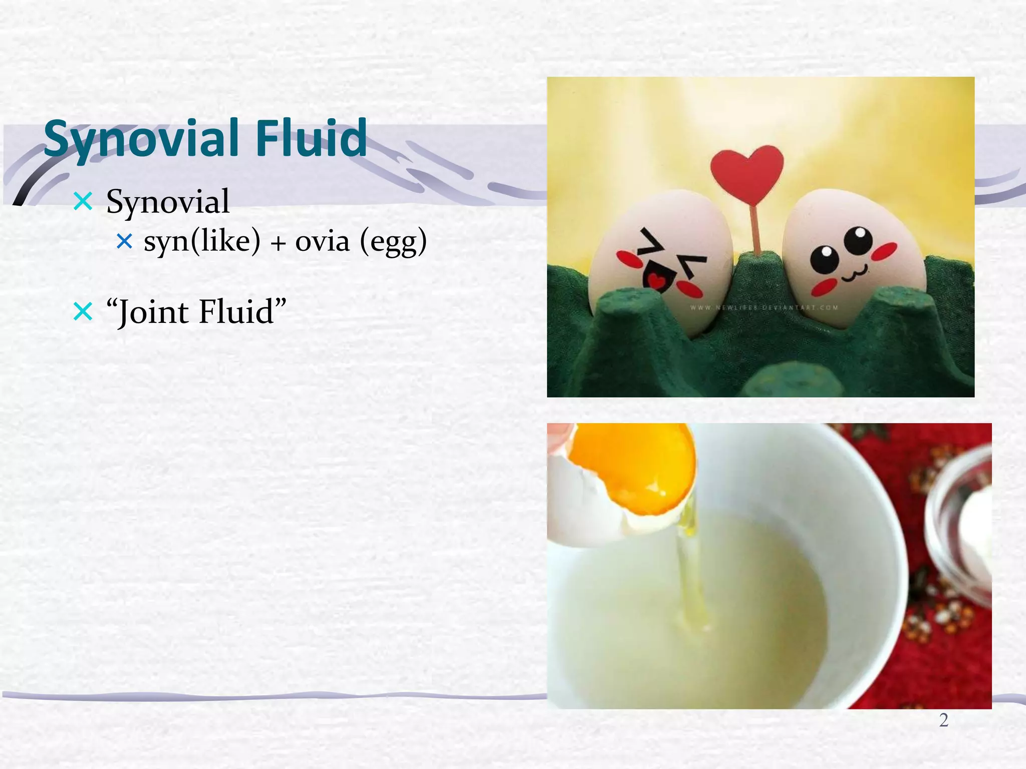 Clinical applications of Synovial (joint ) fluid analysis Dr.Sandeep C ...