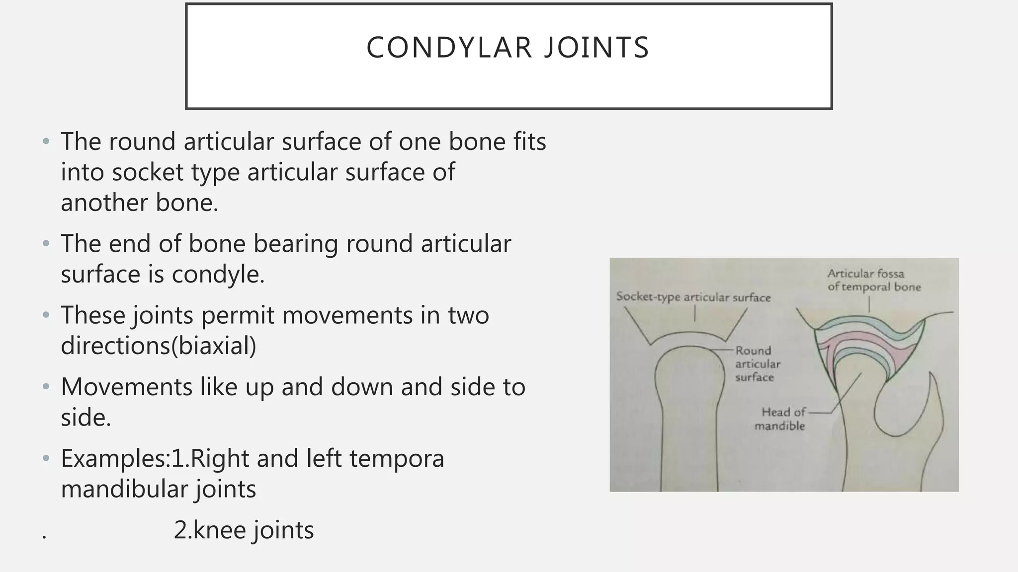 Classifiction ofSynovial joints | PPTX