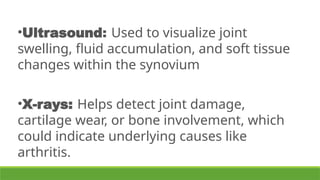 SYNOVITIS.DEFINITION ,CAUSES ,SYMPTOMS AND TREATMENT | PPTX