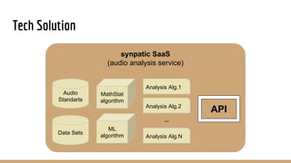 Synpatic: audio analysis service | PPT