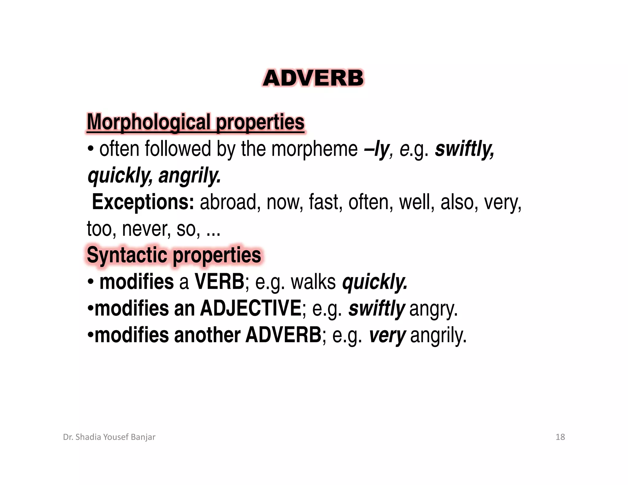 Syntactic categories, by dr. shadia yousef banjar.ppt [compatibility ...