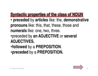 Syntactic categories, by dr. shadia yousef banjar.ppt [compatibility ...