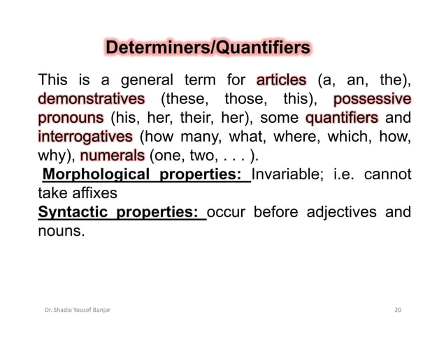 Syntactic categories, by dr. shadia yousef banjar.ppt [compatibility ...