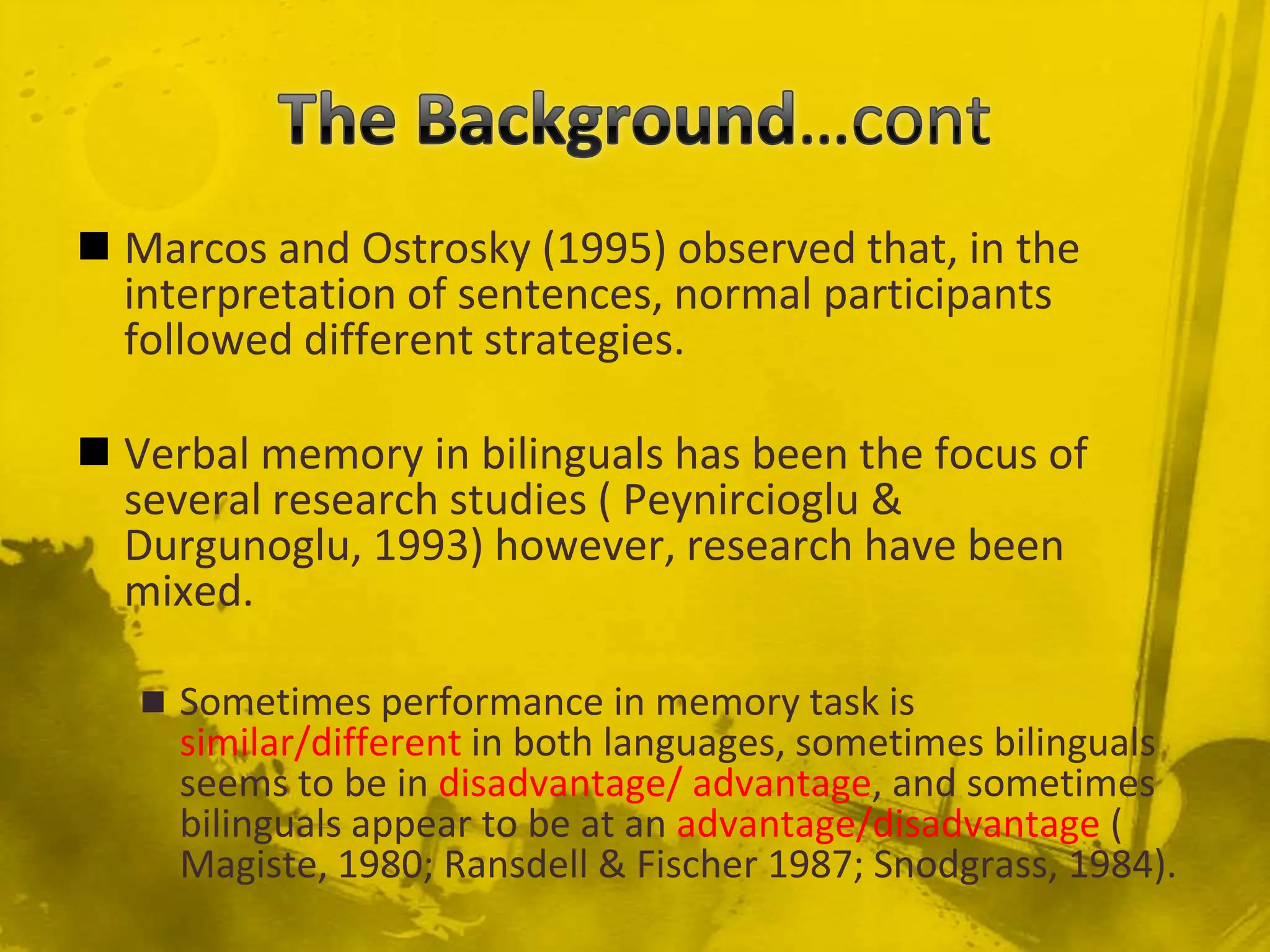 Syntactic Comprehension, Verbal Memory, And Calculation | PPTX