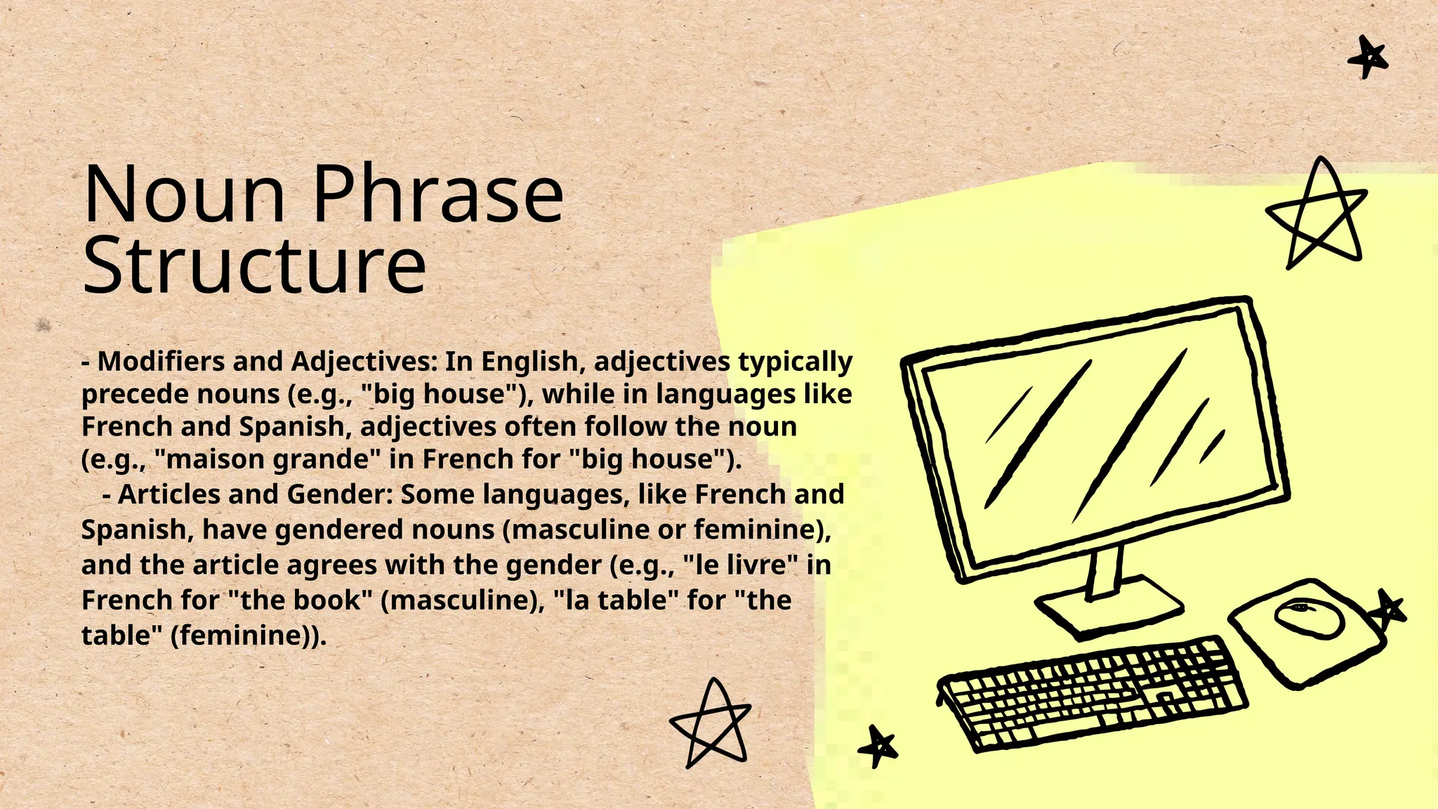 Syntactic differences between languages. | PPTX