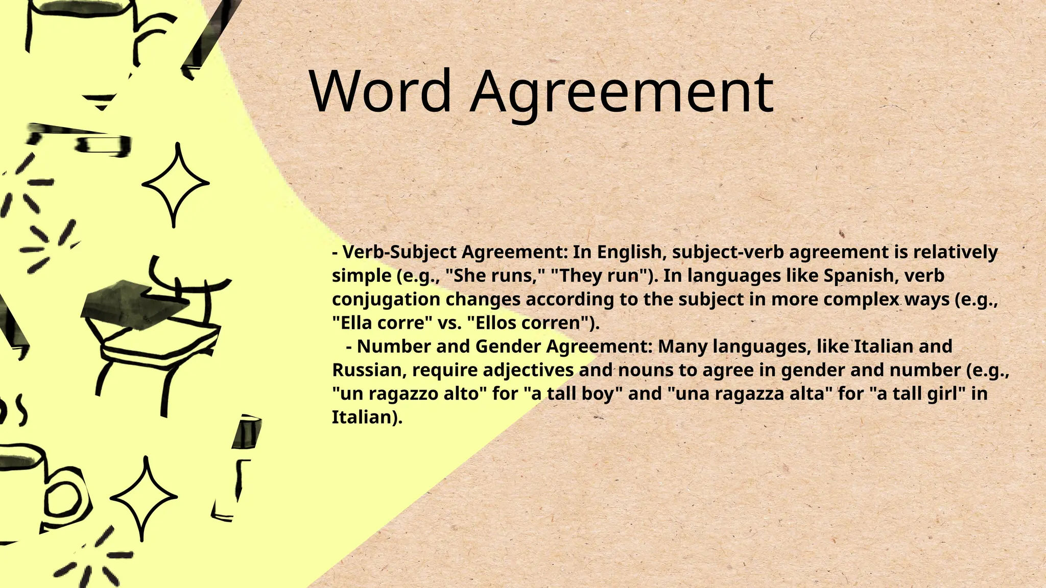 Syntactic differences between languages. | PPTX