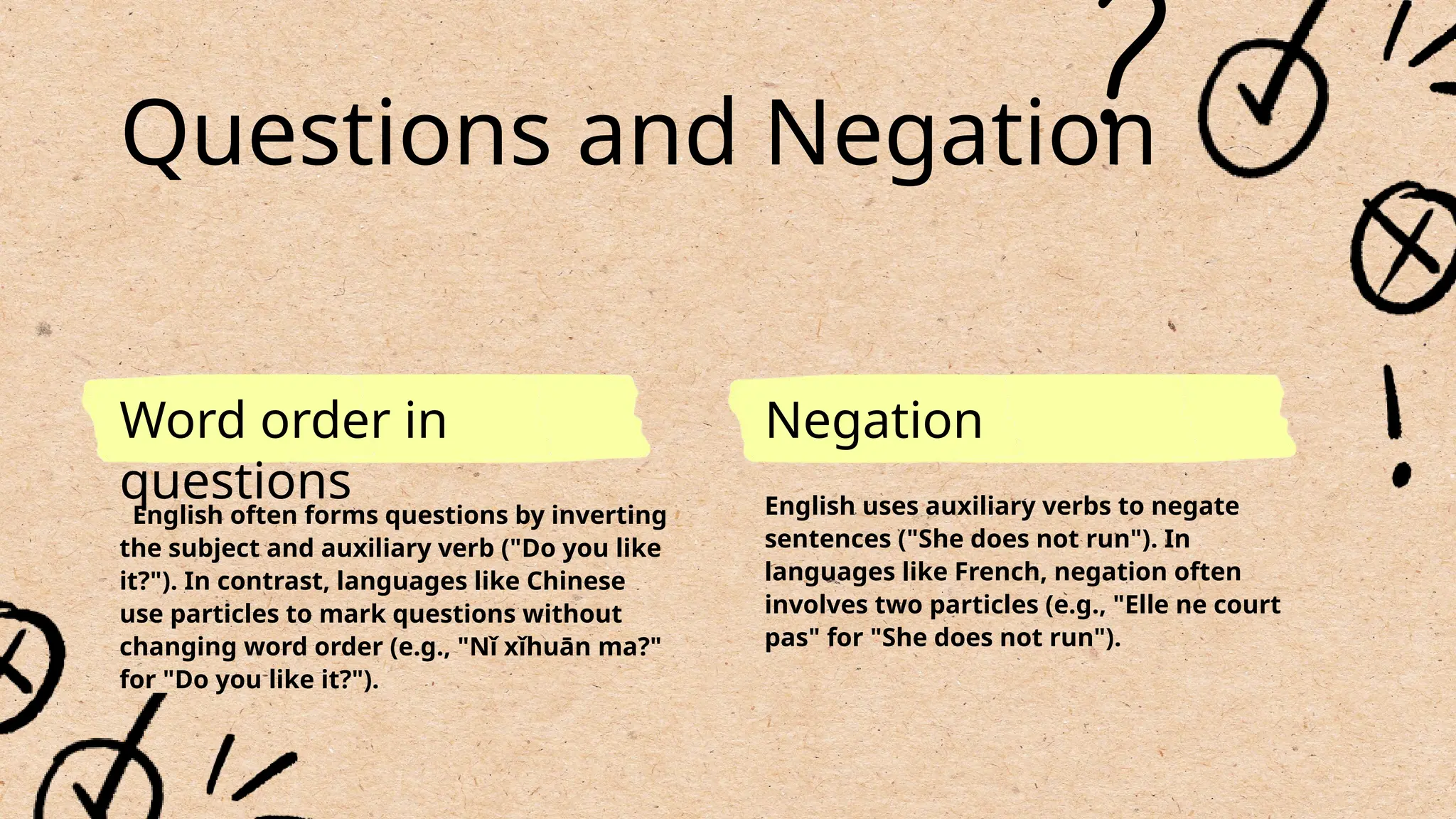 Syntactic differences between languages. | PPTX