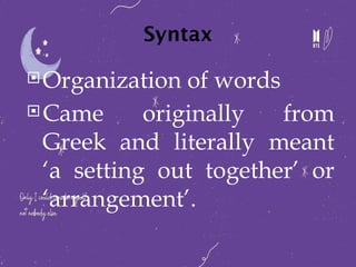ECE 107 Syntactic Features of a language.pptx