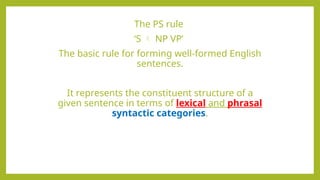 SYNTACTIC FORMS and GRAMMATICAL FUNCTION.pptx
