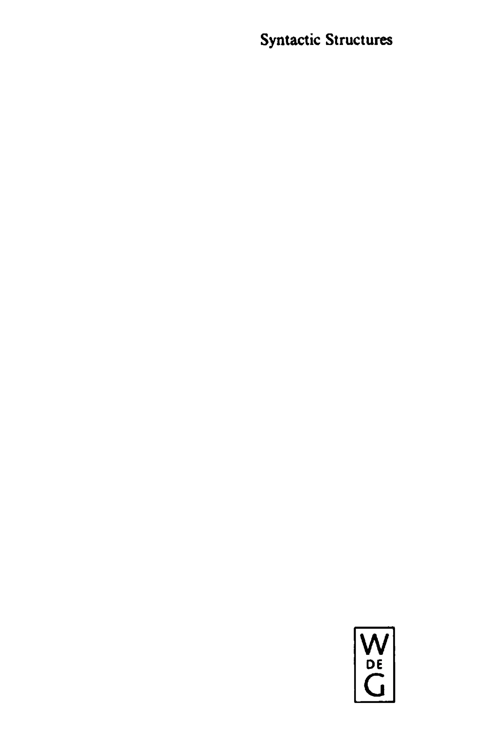 Syntactic Structures (2nd Edition).pdf | Science