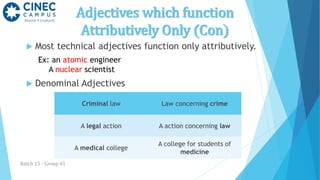 Syntactic Sub-Classification of Adjectives (Linguistics Presentation).pptx