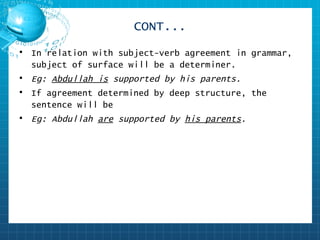 Syntas, constituent function | PPT