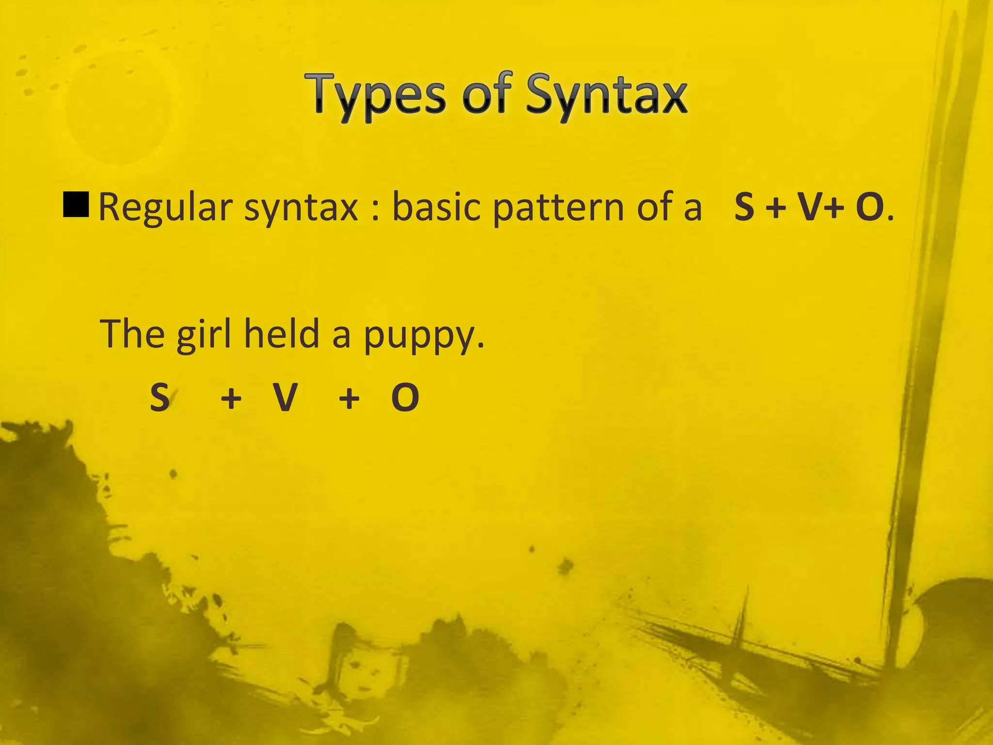 Syntax | PPTX