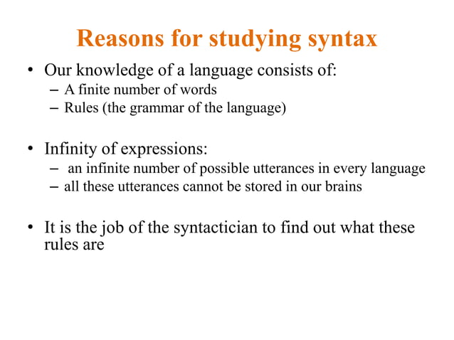 Syntax | PPTX