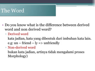 English Syntax | PPTX | Geology | Science