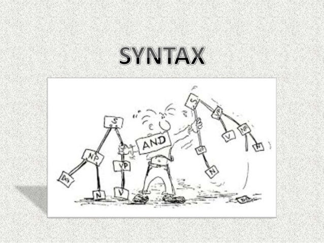 Syntax