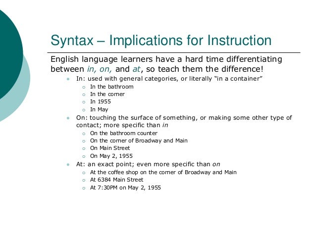 What Is Syntax?