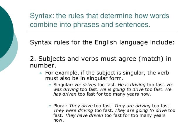 What Is Syntax