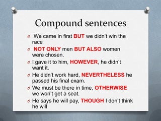 Syntax: multiple sentences | PPSX
