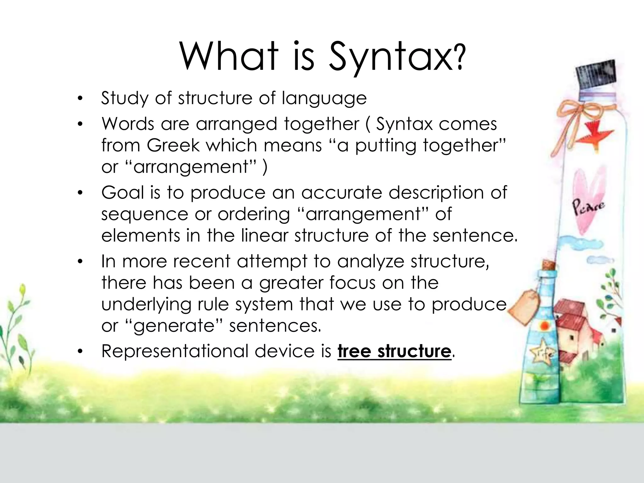 Syntax | PPT | Free Download