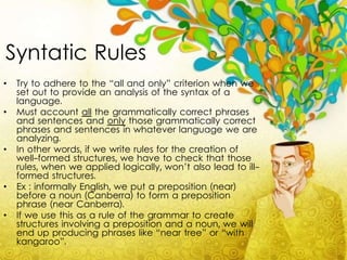 Syntax | PPT