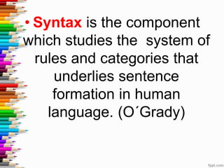 Syntax | PPTX