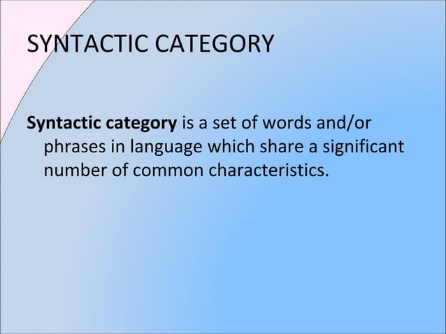 Syntax (Phrases and Clauses) | PPT | Programming Languages | Computing