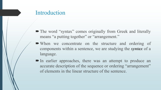 Syntax | PPT