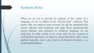 Syntax | PPT