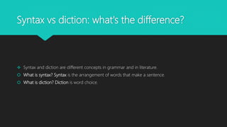 Syntax | Ppt