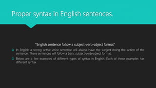 Syntax | PPT